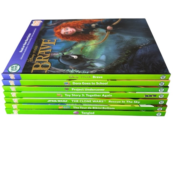 Leapfrog | Toys | Lot Of 7 Leap Frog Tag Reading System Books Disney ...